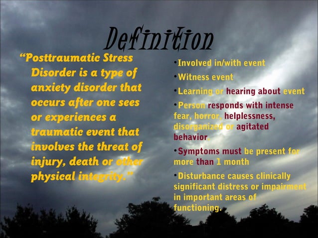 PTSD | PPT | Physical Therapy | Wellness