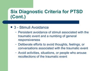 Department of Veterans Affairs - VA - Combat Post-Traumatic Stress Disorder - PTSD ...