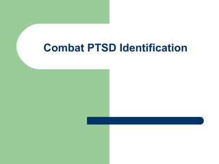 Department of Veterans Affairs - VA - Combat Post-Traumatic Stress ...