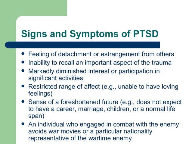 Department of Veterans Affairs - VA - Combat Post-Traumatic Stress ...