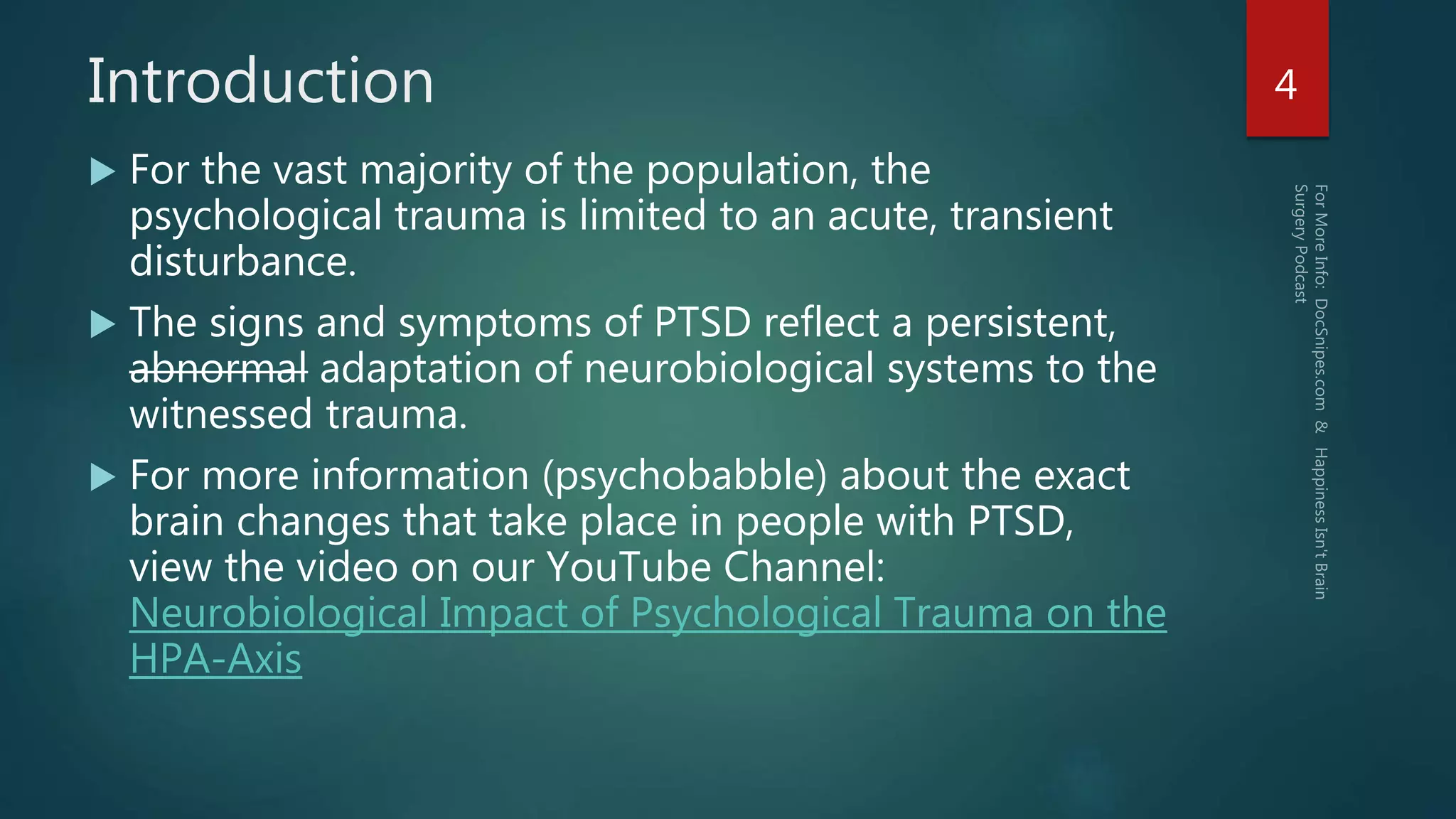 PTSD Prevention for First Responders | PPTX