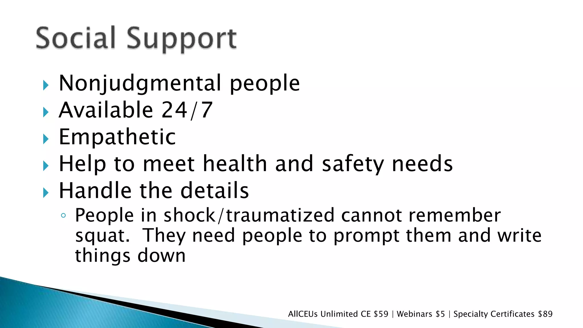 Strengths Based Biopsychosocial Approach to Addressing PTSD | PPTX