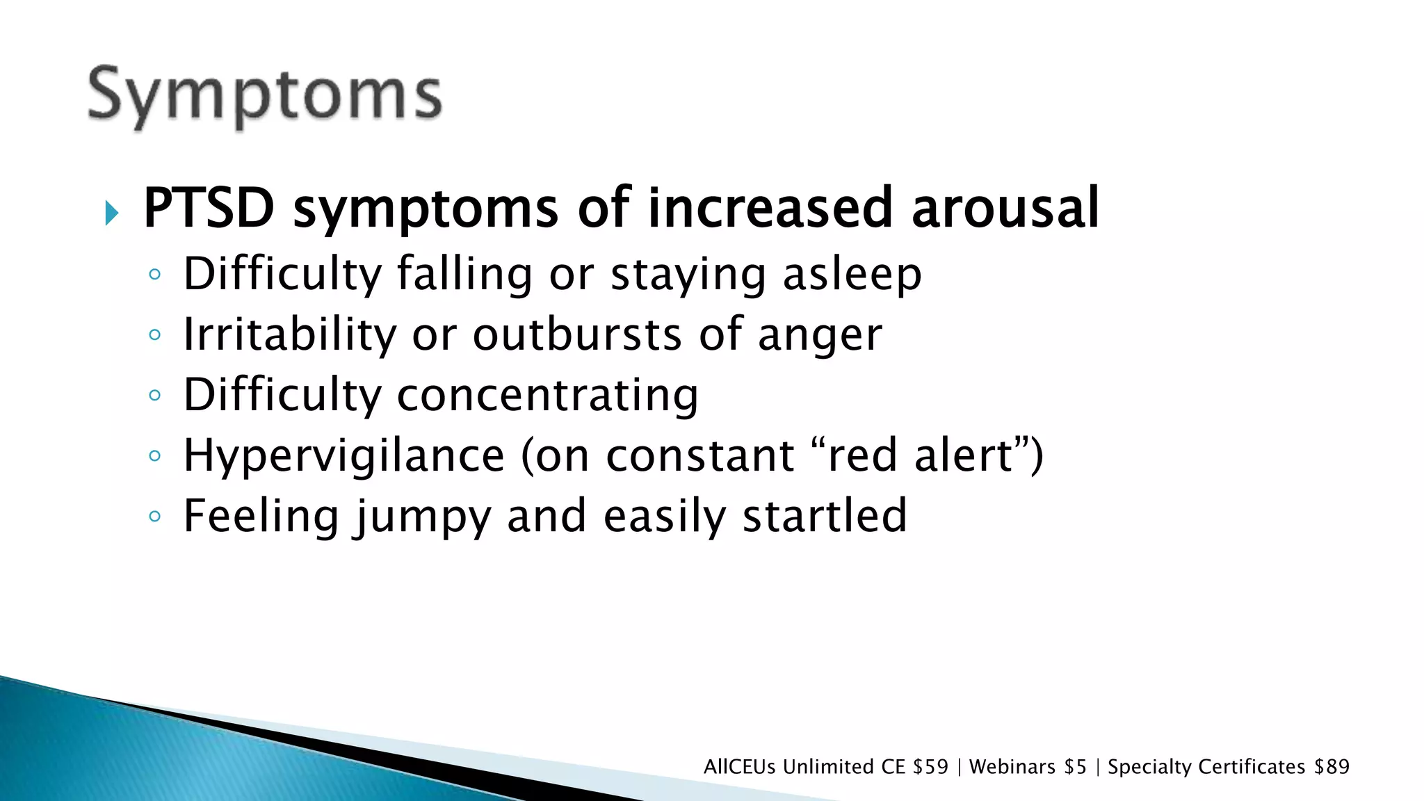 Strengths Based Biopsychosocial Approach to Addressing PTSD | PPTX