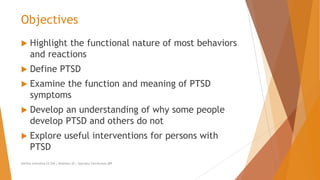 Strengths Based Approach to Dealing with PTSD | PPT