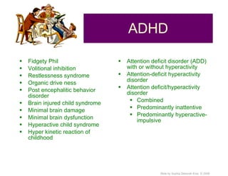 When ADHD presents in traumatized children: A differential diagnoses. | PPS