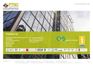 Ptsg Int Broch A | PDF