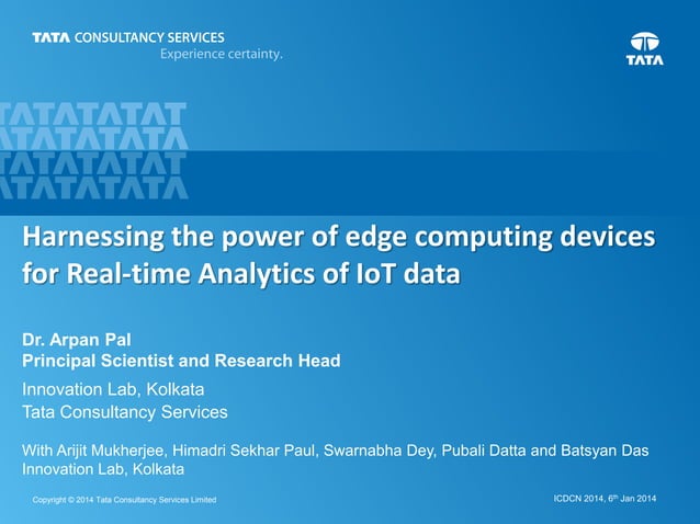 Arpan pal icdcn | PPT