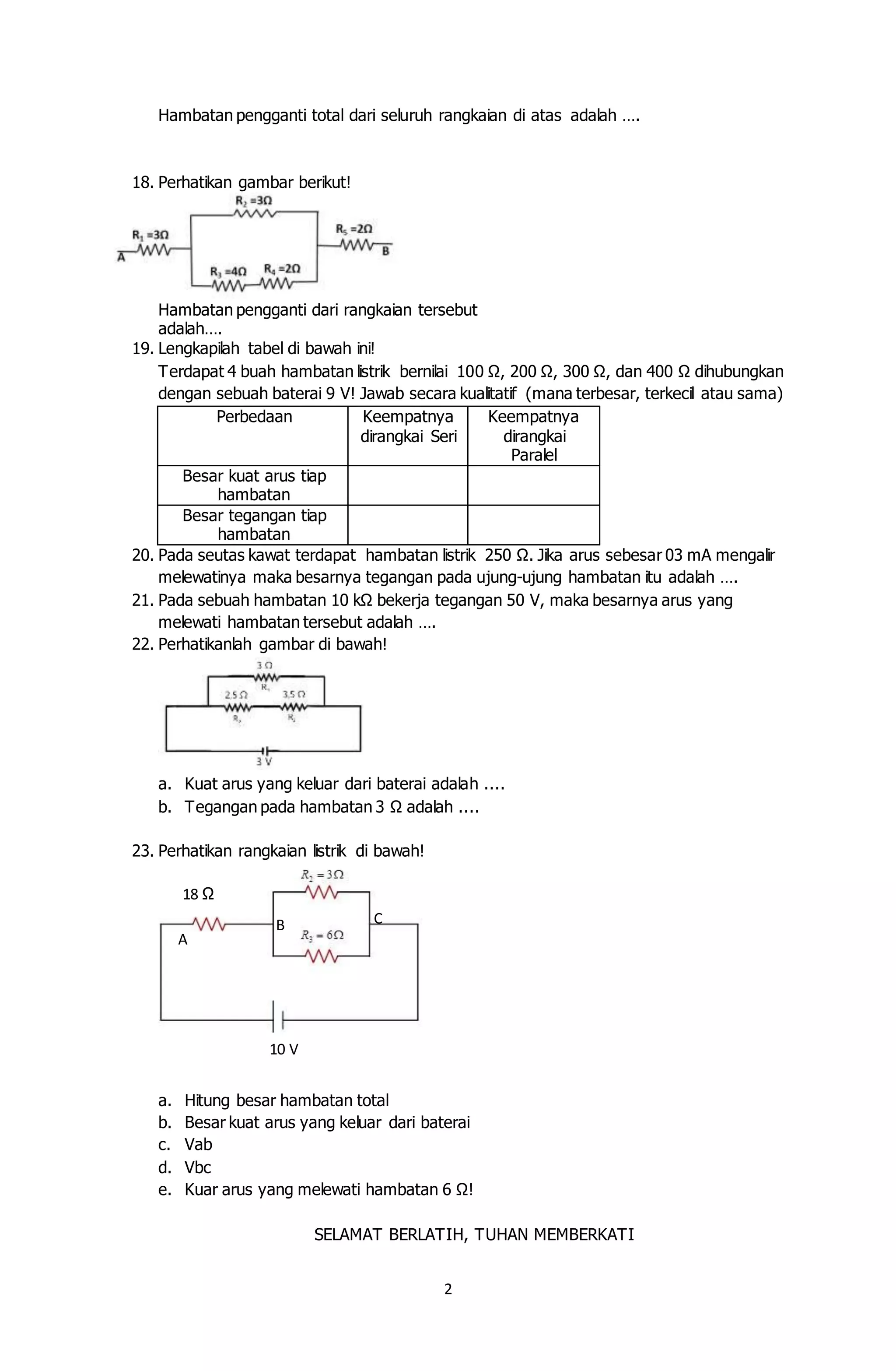 Pts ipa fisika sms 1 kls 9 sept 2018 latihan | DOCX