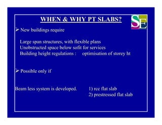 Pt slab design philosophy with slides and pictures showing benefit | PDF