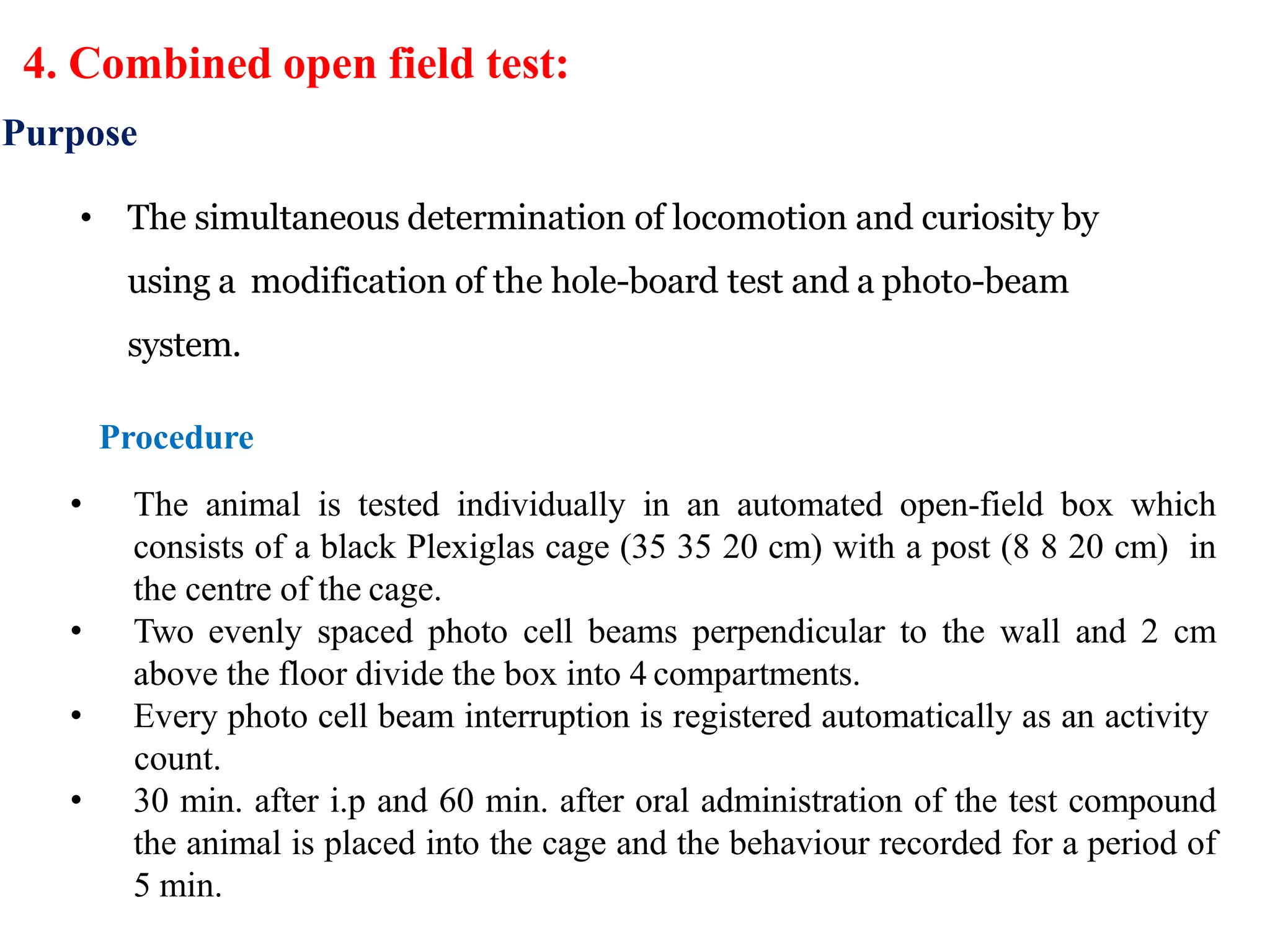 Screening Methods for behavioural and muscle Coordination | PPTX