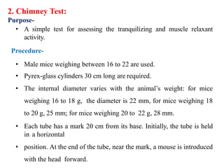 Screening Methods for behavioural and muscle Coordination | PPTX