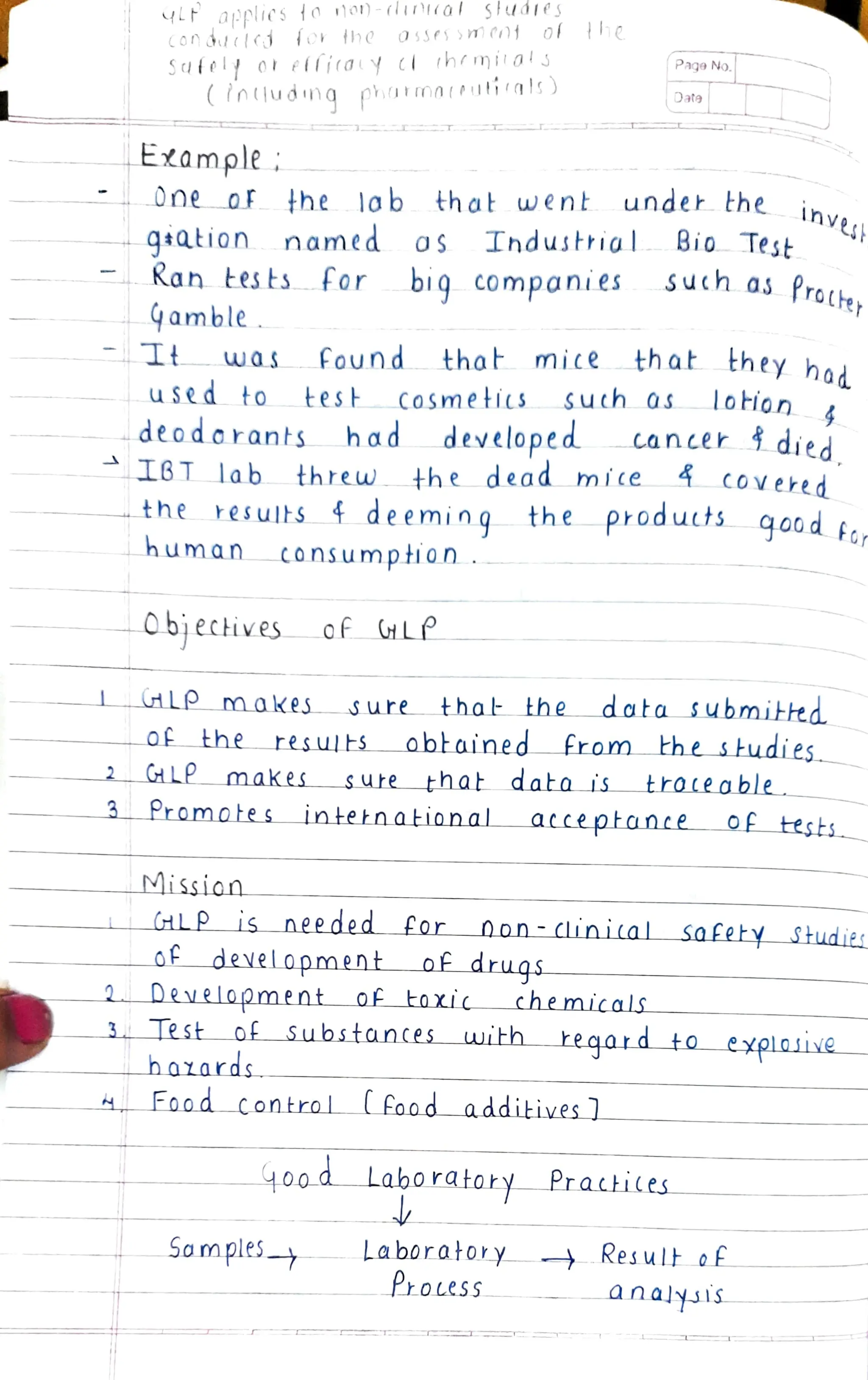 PTSM-I (Good Laboratory Practices).pdf.. | PDF