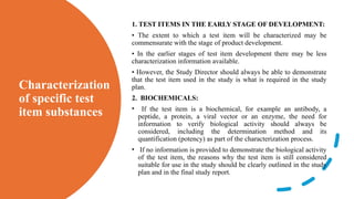 Test item characterization- importance and methods in regulatory ...