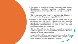 Test item characterization- importance and methods in regulatory ...