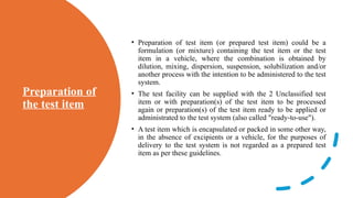 Test item characterization- importance and methods in regulatory ...