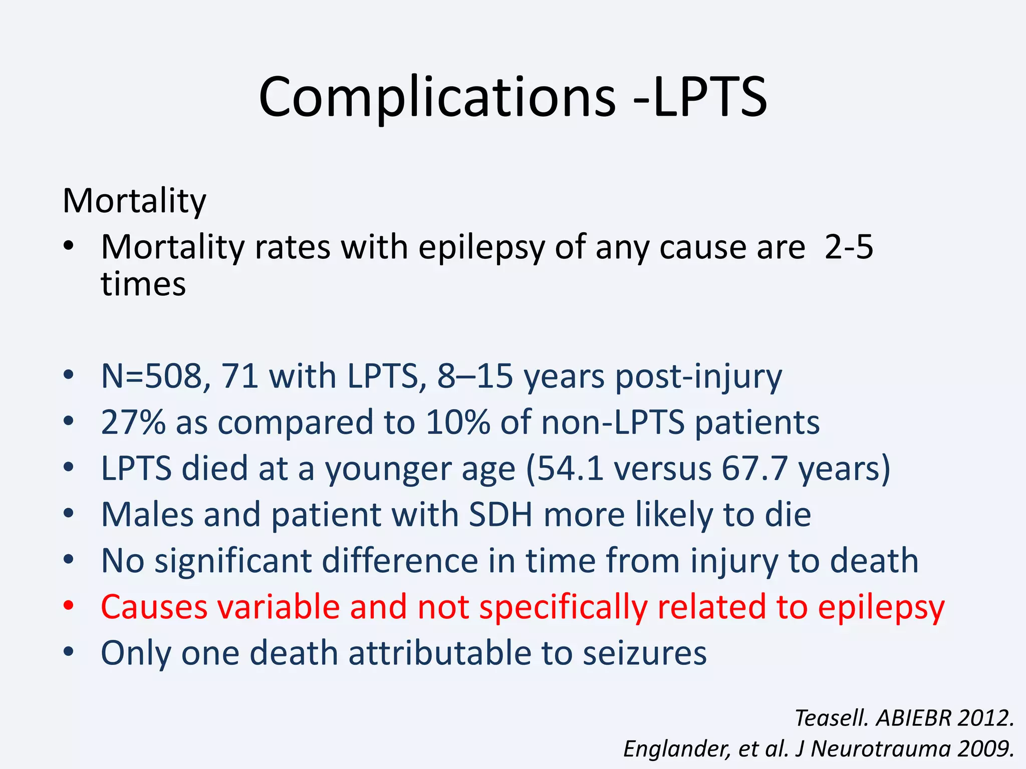Post traumatic seizure and epilepsy | PPTX