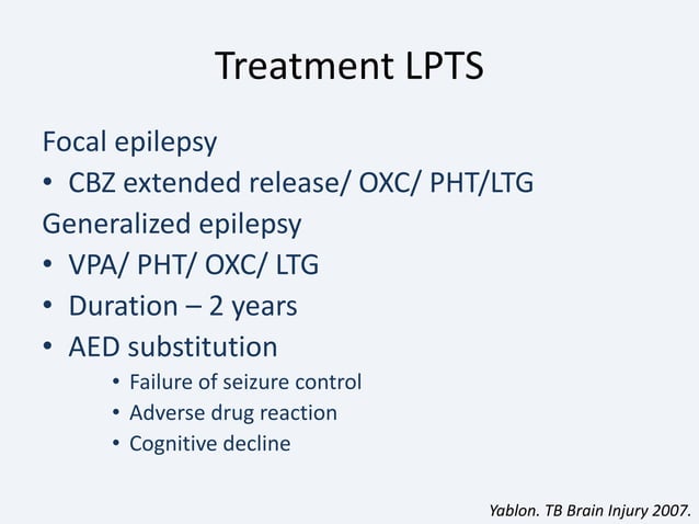 Post traumatic seizure and epilepsy | PPTX