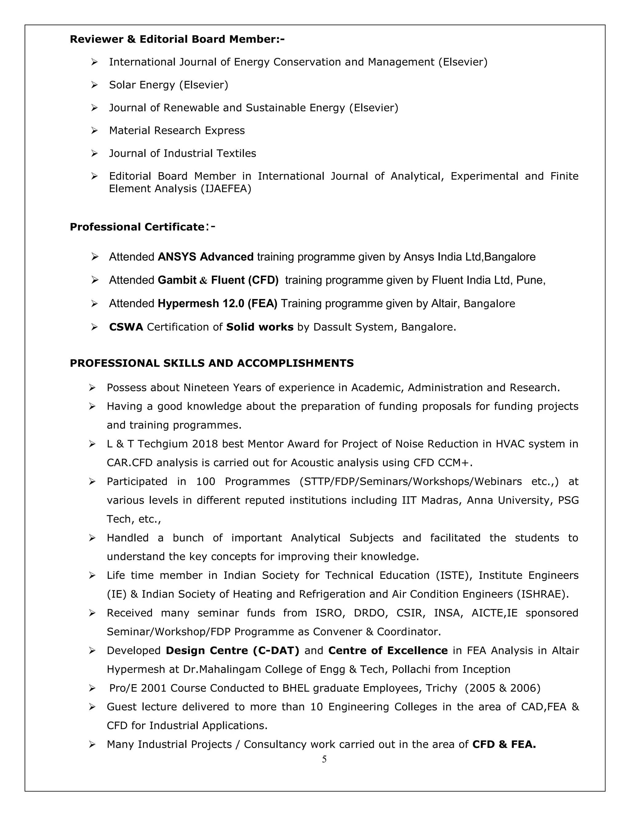 P.T.SARAVANAKUMAR RESUME | PDF