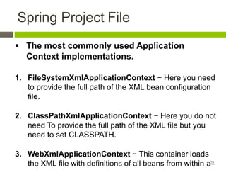 spring framework ppt by Rohit malav | PPT