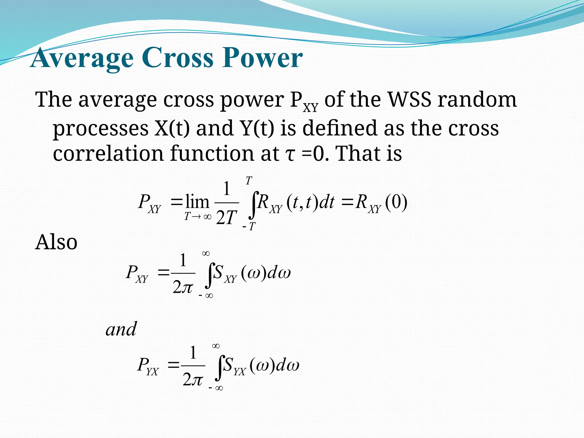 Random processes spectral characteristics | PPTX