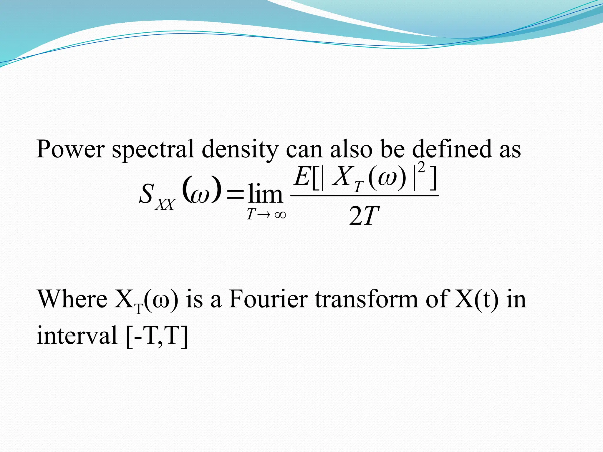 Random processes spectral characteristics | PPTX