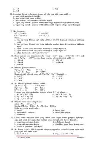 Pts semester 1 kelas xii | PDF