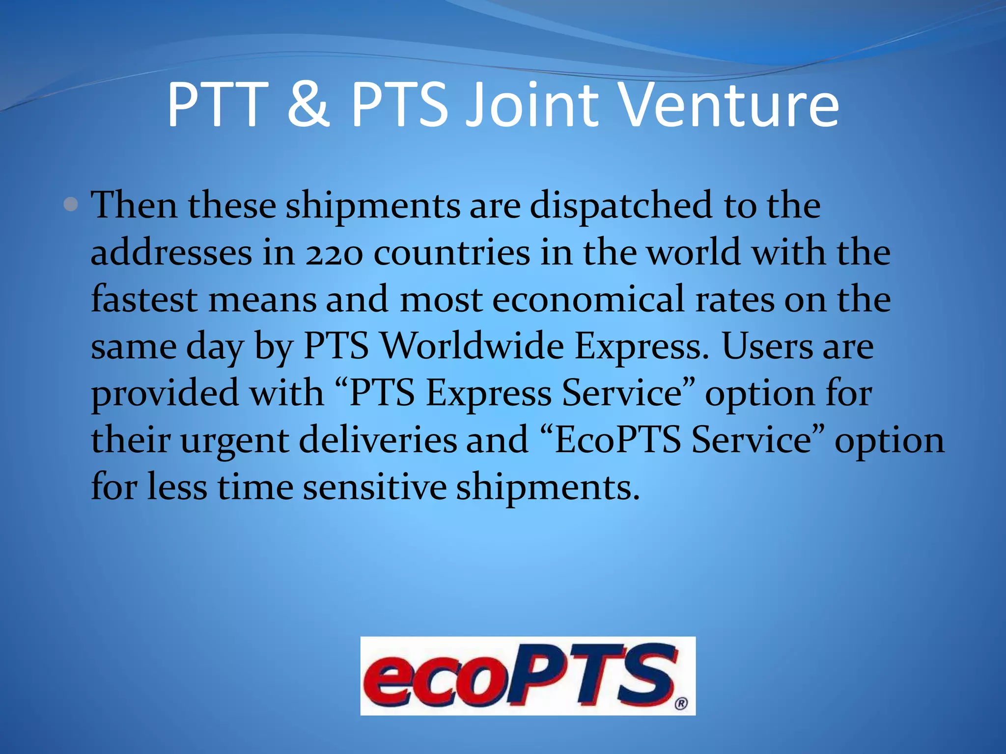 PTS Worldwide Express | PPSX