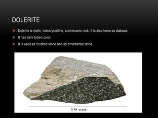 igneous rocks formation and their classification | PPTX
