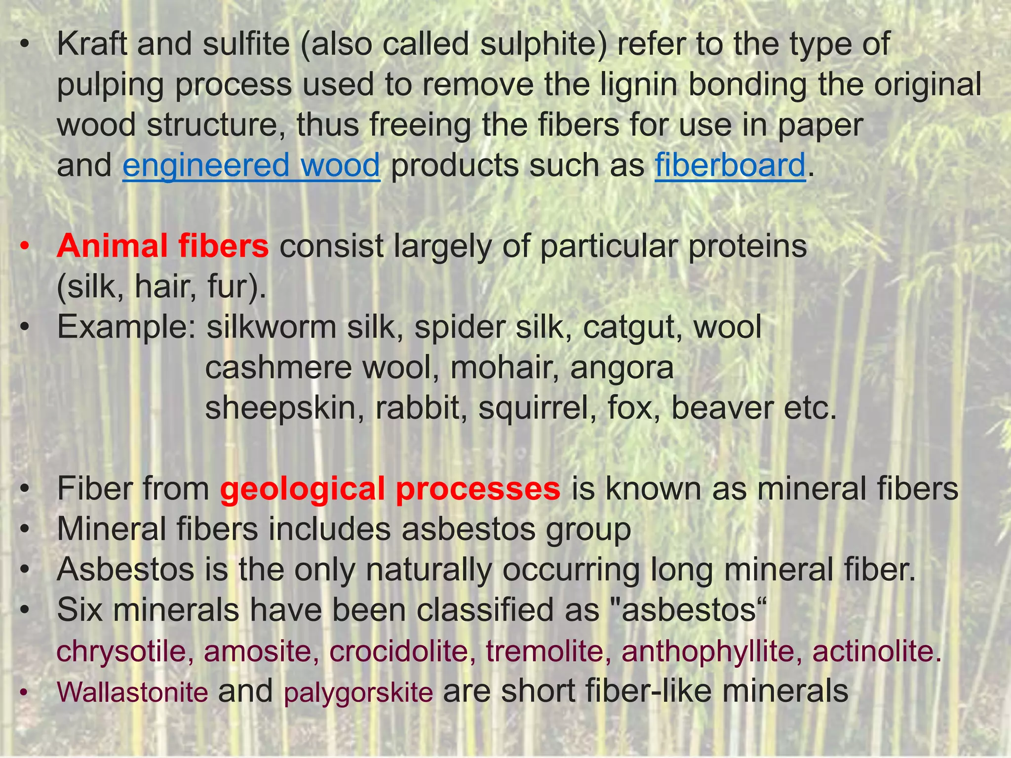 Fiber and Lignocellulosic | PPTX