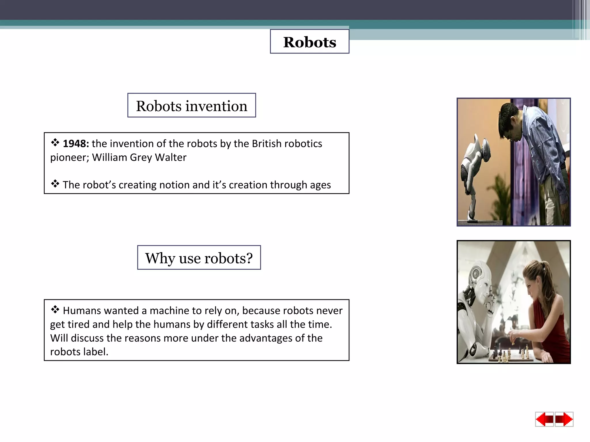 Robots presentation | PPT
