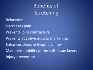 Pt tech protocol stretching | PPT