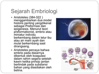 Ptt embriologi | PPTX