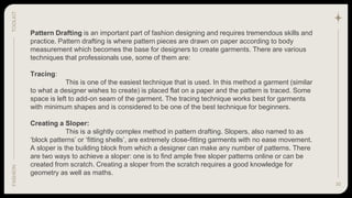 PatternDrafting_PPT.pptx | Needlework | Arts and Crafts