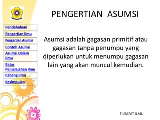 Ptt filsafat ilmu | PPTX