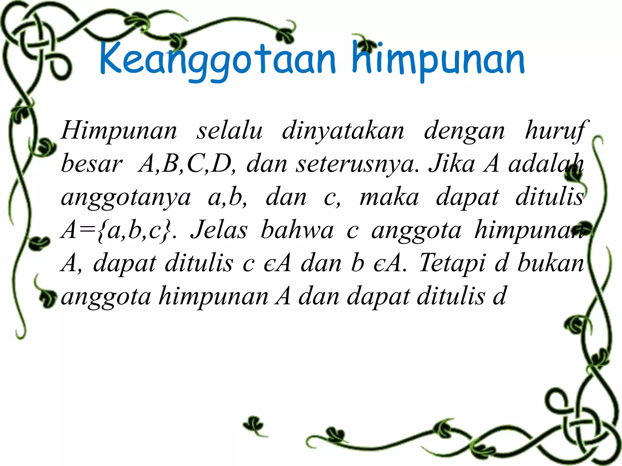 Powerpoint Himpunan | PPTX