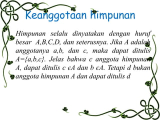 Powerpoint Himpunan | PPTX