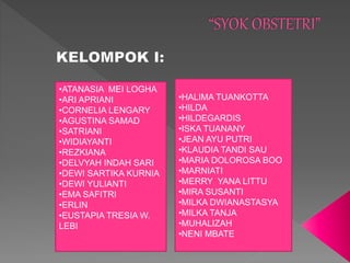 PPT macam-macam syok | PPTX