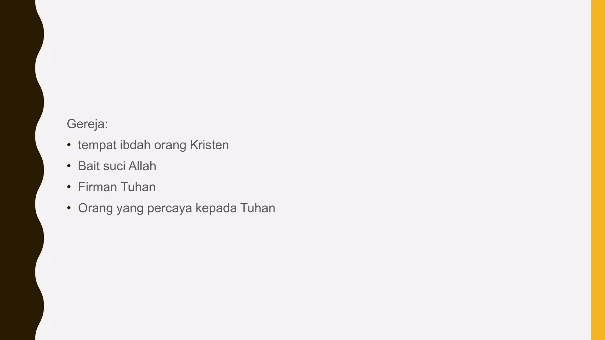 Gereja Sebagai Umat Allah yang Baru | PPTX