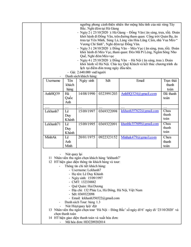 Phân tích thiết kế hệ thống thông tin PTIT | DOCX