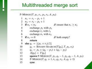 Multithreaded algorithms | PPT