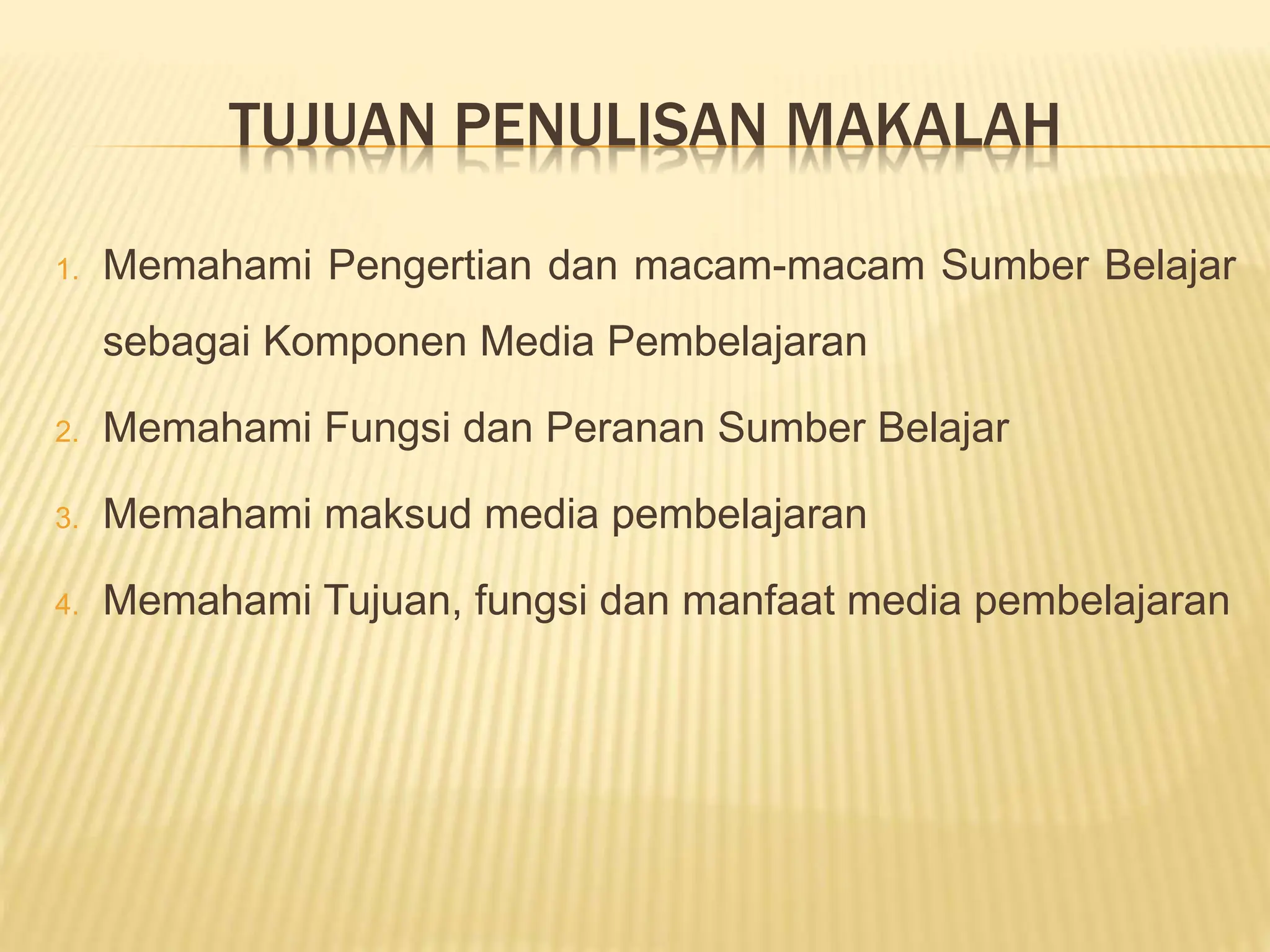 PTT MEDIA PEMBELAJARAN belajar Page 2 mengajar dengan maksud agar ...