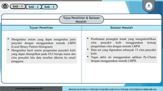 PTT TA Sistem pengenalan penyakit kulit menggunakan metode local binary ...