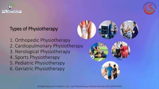 Exploring the World of Physiotherapy: Understanding Its Various Types and Practices | PPTX
