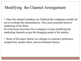 Channel Management Decisions and Training of Channel Members | PPTX