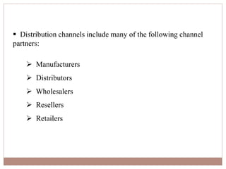 Channel Management Decisions and Training of Channel Members | PPTX