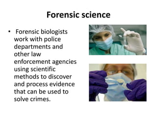 Career options in biology | PPTX