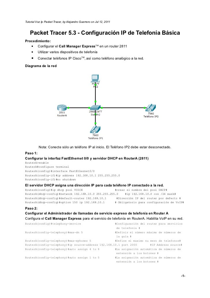 Cisco packet tracer tutorial