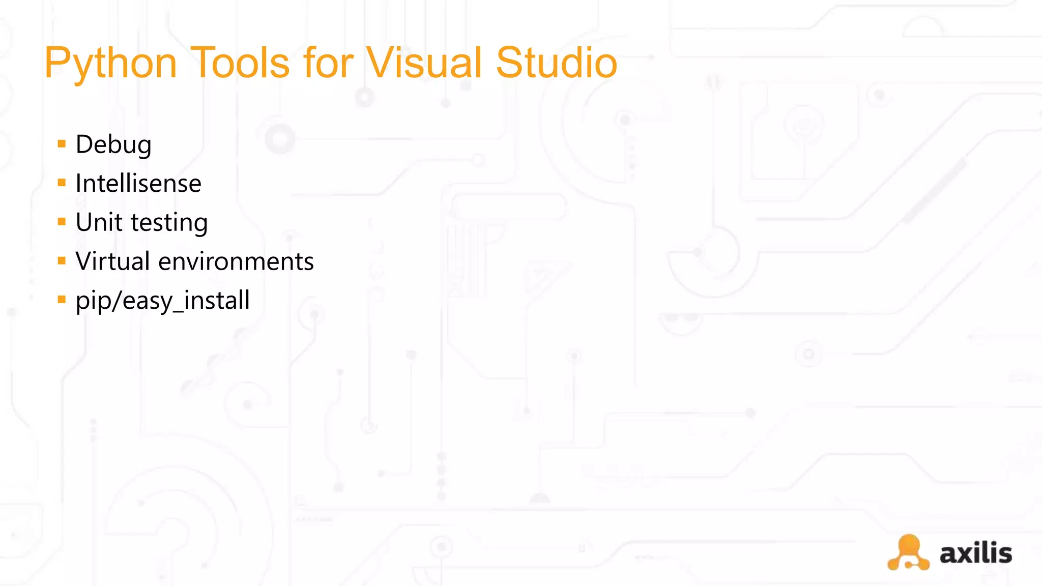 Python Tools for Visual Studio | PPT