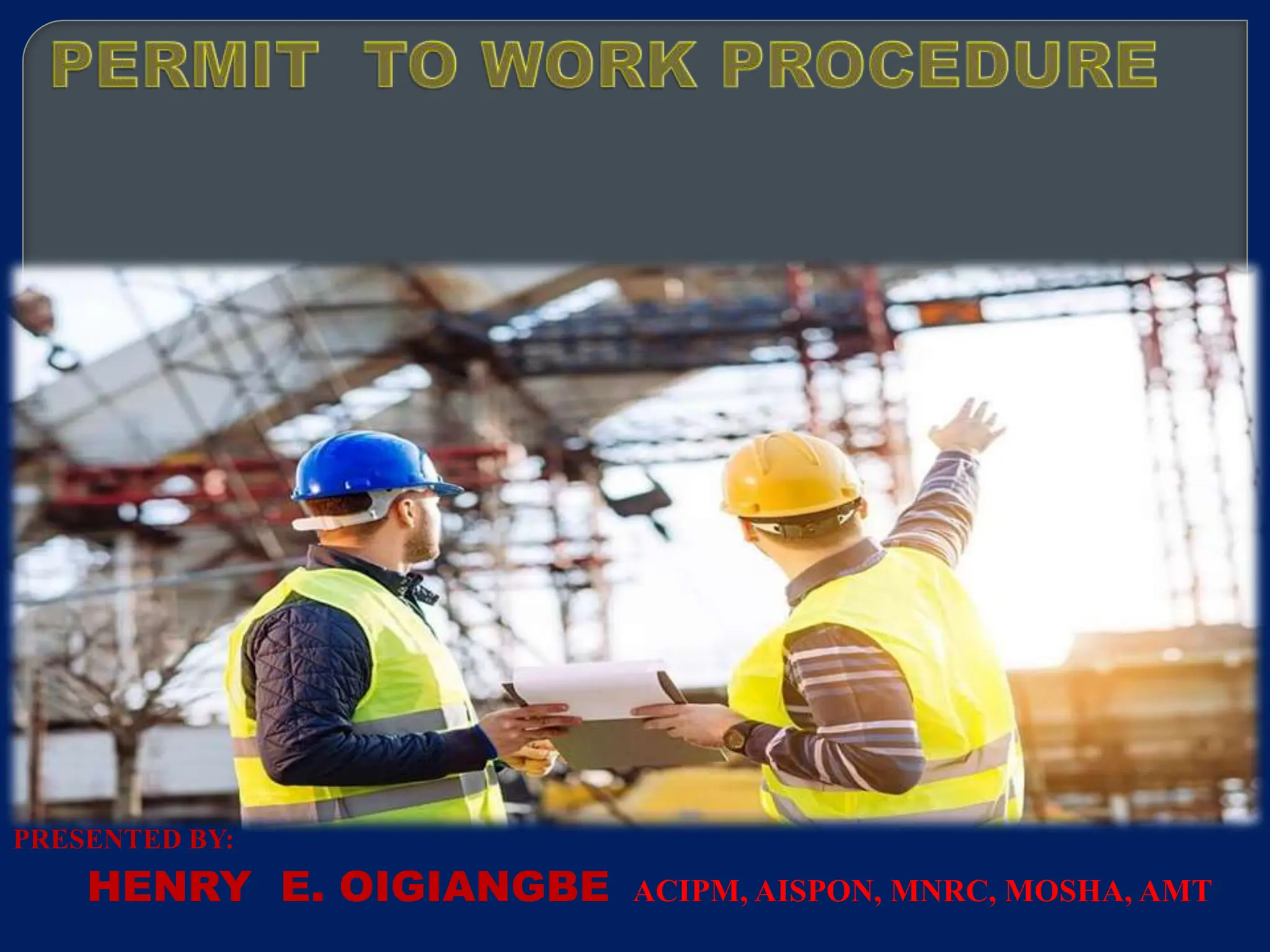 Important of issuing the PTW for safety .pdf | Civil Engineering ...