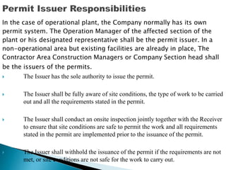 Important of issuing the PTW for safety .pdf | Civil Engineering ...